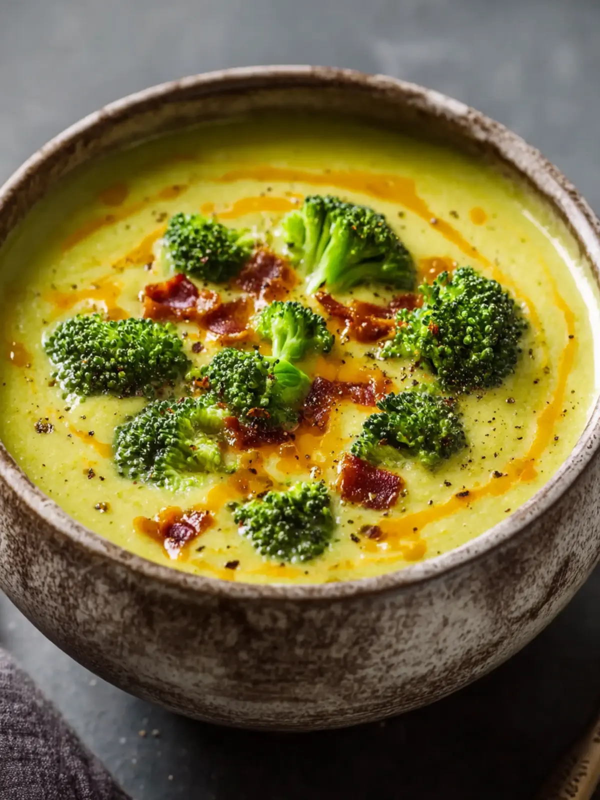 vegan broccoli cheddar soup